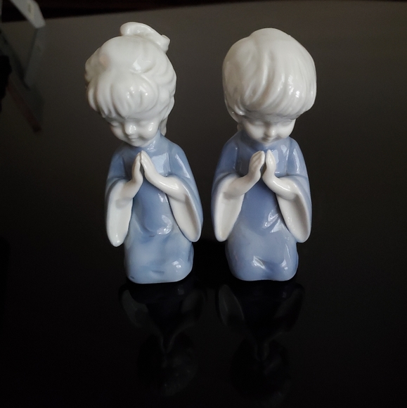 Lefton | Accents | Vintage Lefton Praying Angels Figurines | Poshmark